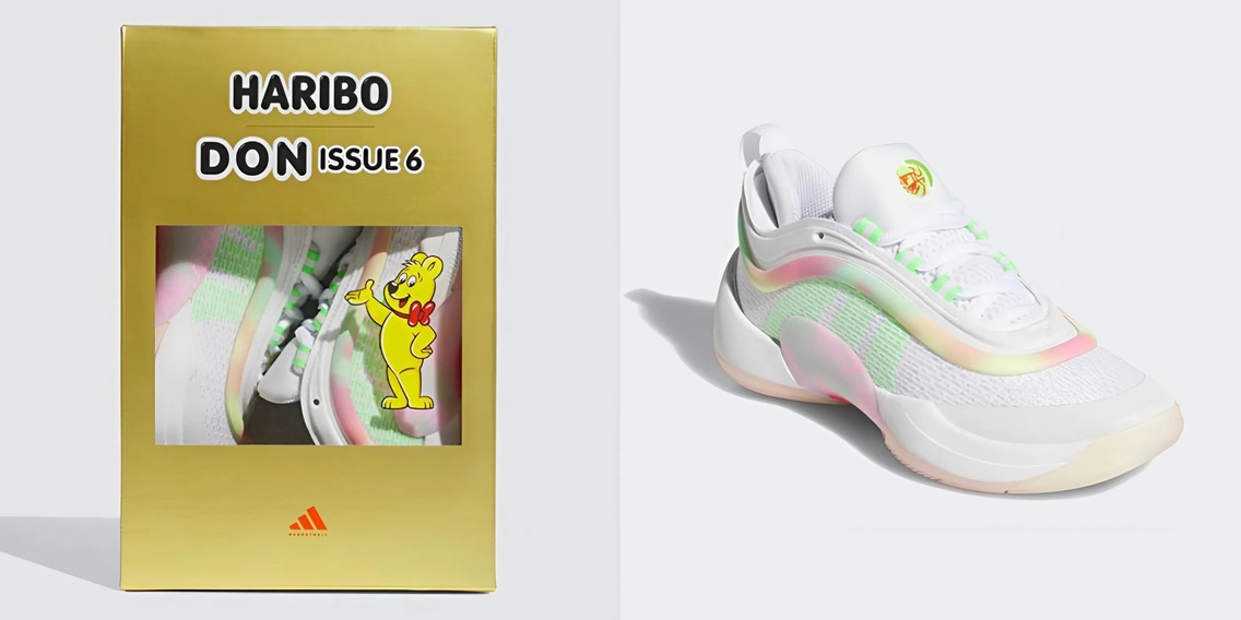 Les nouvelles baskets Adidas DON Issue #6 s'inspirent de Haribo - Galaxus