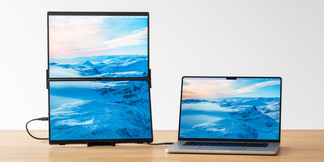 FlipGo Dual review | portable monitor | remote work - Galaxus