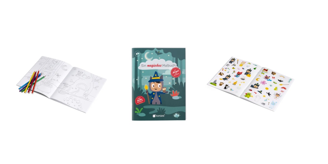 New Tonies combine audio play, colouring book and stickers - Galaxus