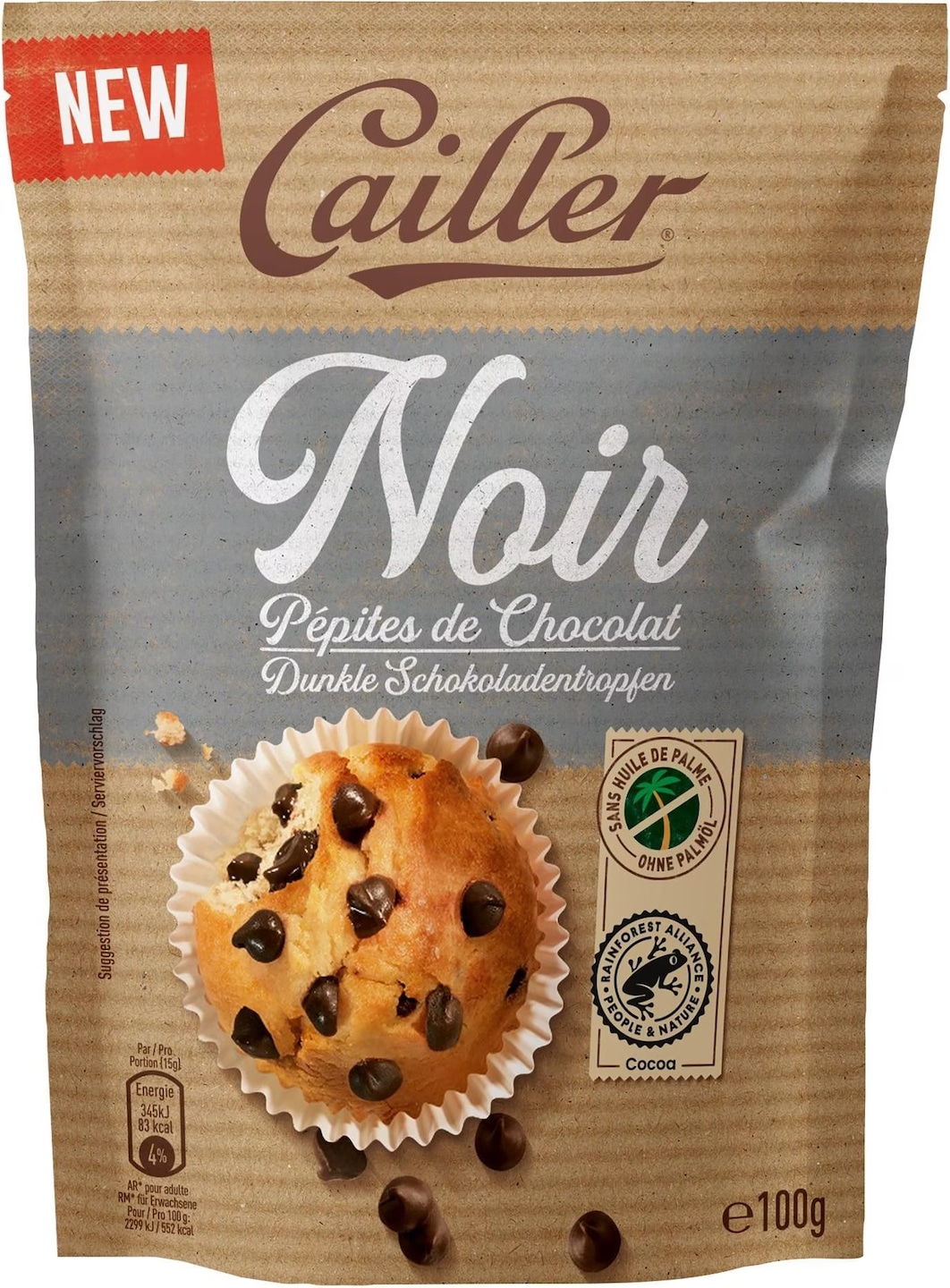 Cailler Dessert Gocce di Cioccolato Fondente (100 g) - Galaxus
