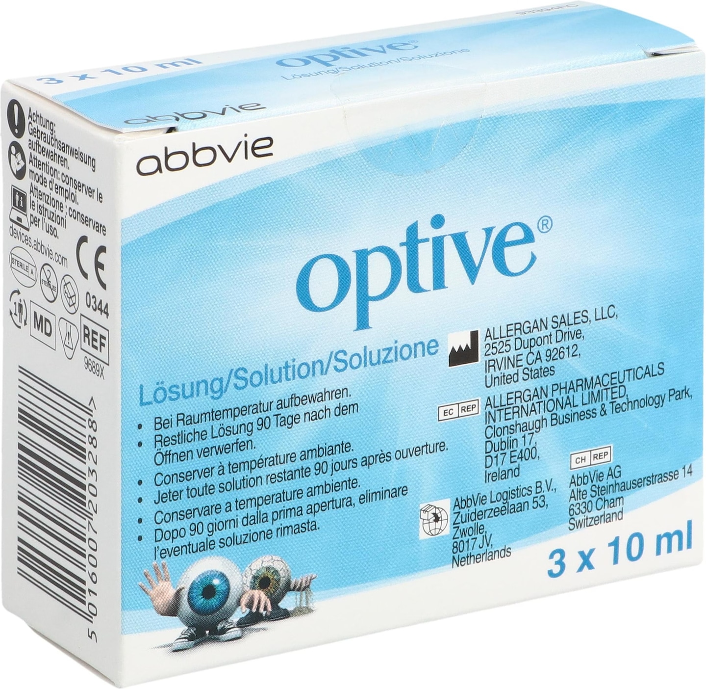 Optive solution confort gtt opht (30 ml, 10 ml) - acheter sur Galaxus