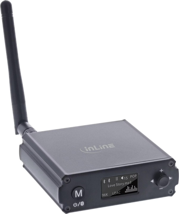 InLine Bluetooth 5.1 HiFi-Receiver & USB DAC, mit LCD (Empfänger) - Galaxus