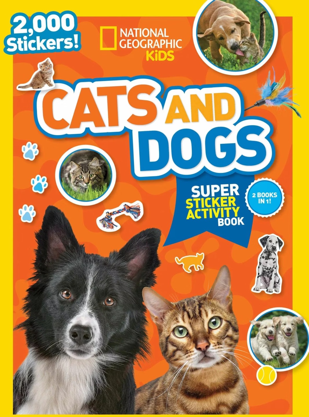National Geographic Kids Cats and Dogs Super Sticker Activity Book ...
