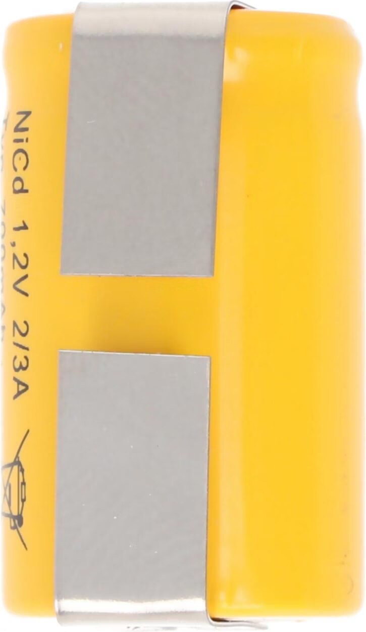 AccuCell Batteria KR-600AE 2/3 A Cadnica con tag di saldatura a U (1 pz ...