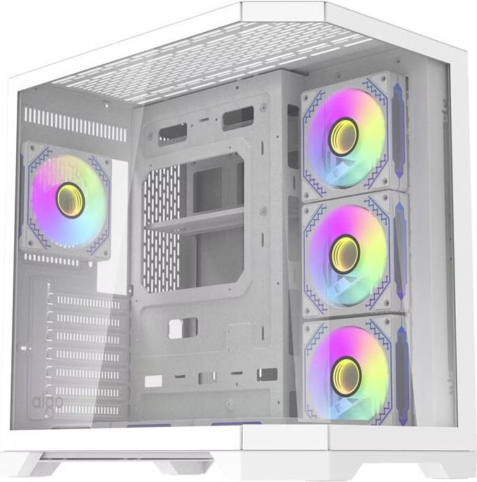 Darkflash Tech Darflash FT418 PRO computer case + 7 aRGB fans (white ...
