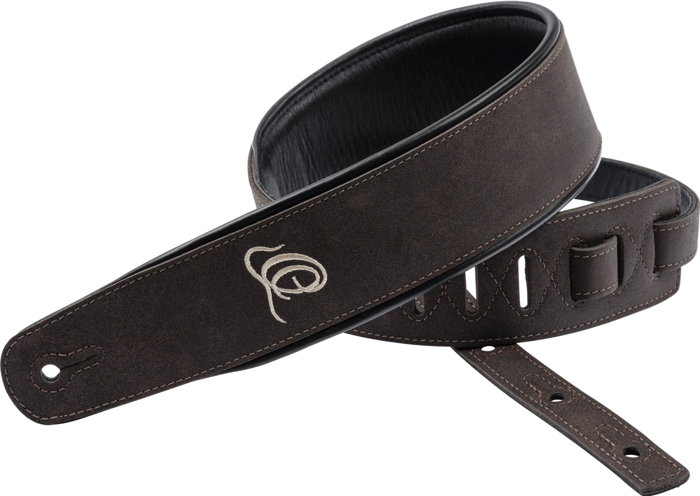 Ortega Leather guitar strap - brown (Instrument strap) - Galaxus
