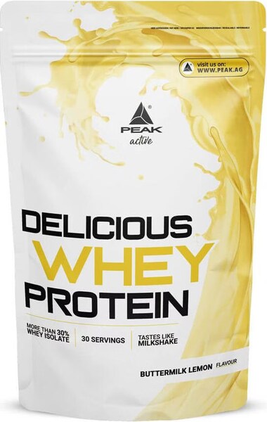 Peak Ice Works Delicious Whey Protein (Buttermilk-Lemon, 1 pcs., 900 g ...