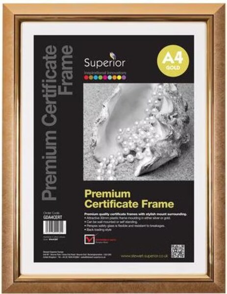 Seco Frame Seco GDA4CERT Gold (A4) - buy at Galaxus