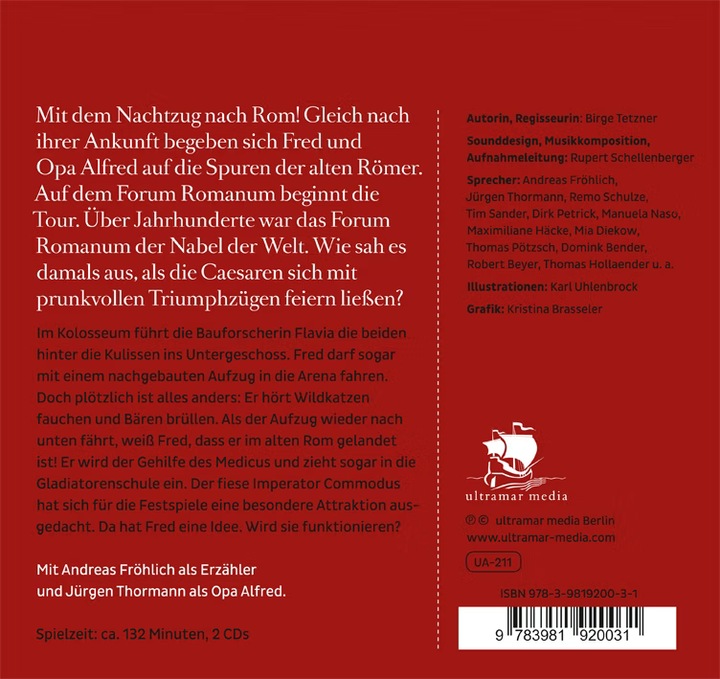 Tetzner:Fred im alten Rom (Karl Uhlenbrock, Birge Tetzner, Dirk Petrick ...