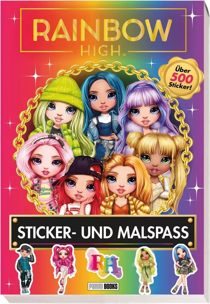 Panini Rainbow High Sticker and Colouring Fun (German, Panini, 2023 ...