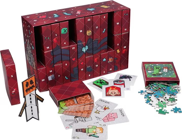 Paladone Products Calendrier de l'Avent Minecraft 24 boîtes - Galaxus