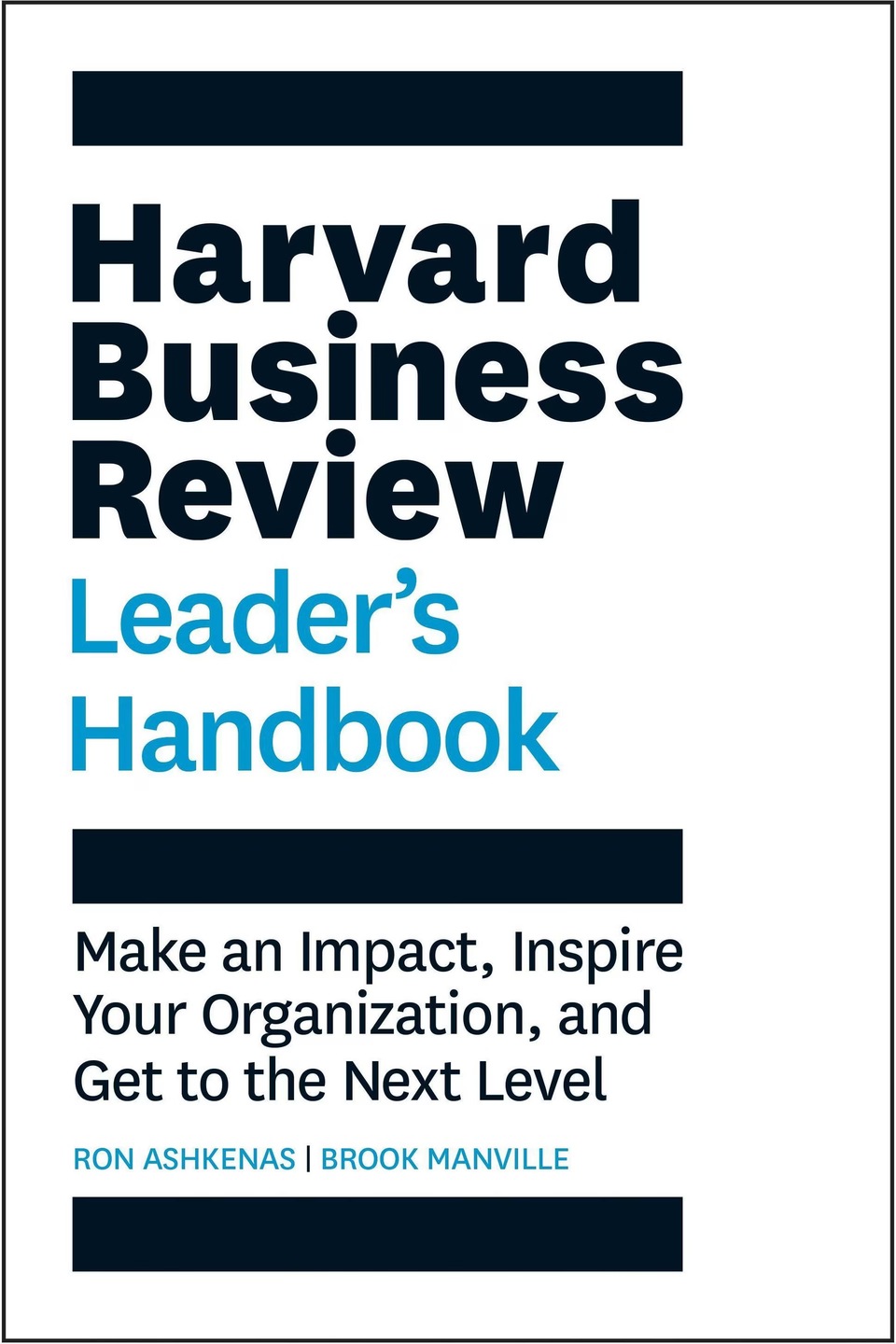 Harvard Business Review Leader's Handbook (English, Ron Ashkenas, Brook ...