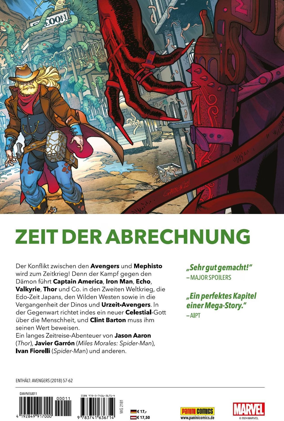 Panini Avengers - Reboot (German, Greg Land, Michael Strittmatter, Ivan ...