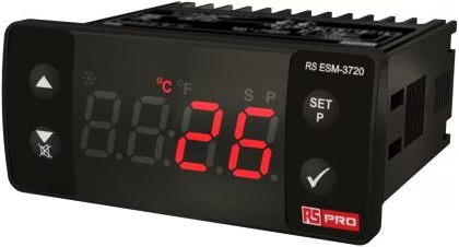 Rs Pro PID Temperaturregler Tafelmontage, 2 x Relais Ausgang/ PT100 ...