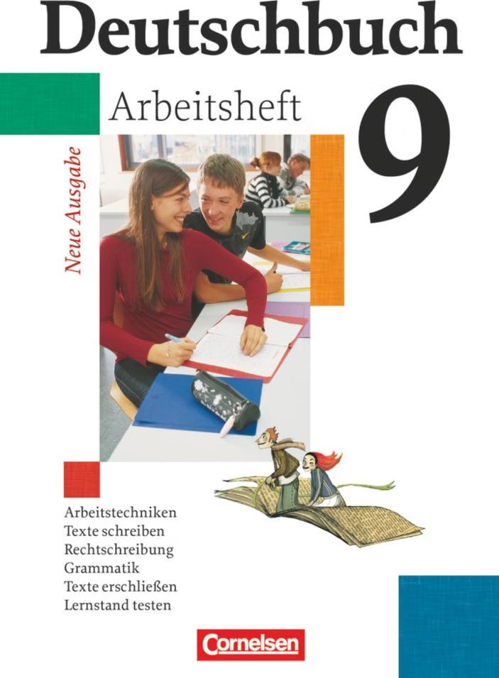 German textbook 9th school year. New edition. Workbook (German, Angela ...
