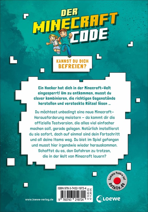 Loewe Der Minecraft Code (Band 1) - Flucht aus dem Würfel-Gefängnis ...