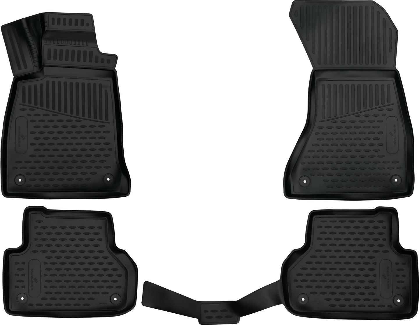 Walser Rubber mats XTR for Audi A5 Sportback All Wheel Drive 06/2016 ...