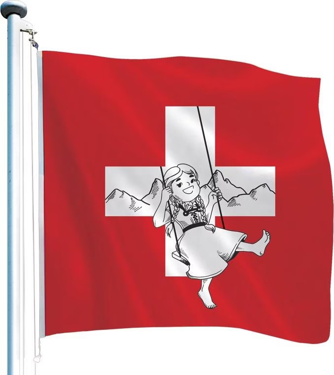 Keller Fahnen Schweizerfahne «Heidi» - kaufen bei Galaxus