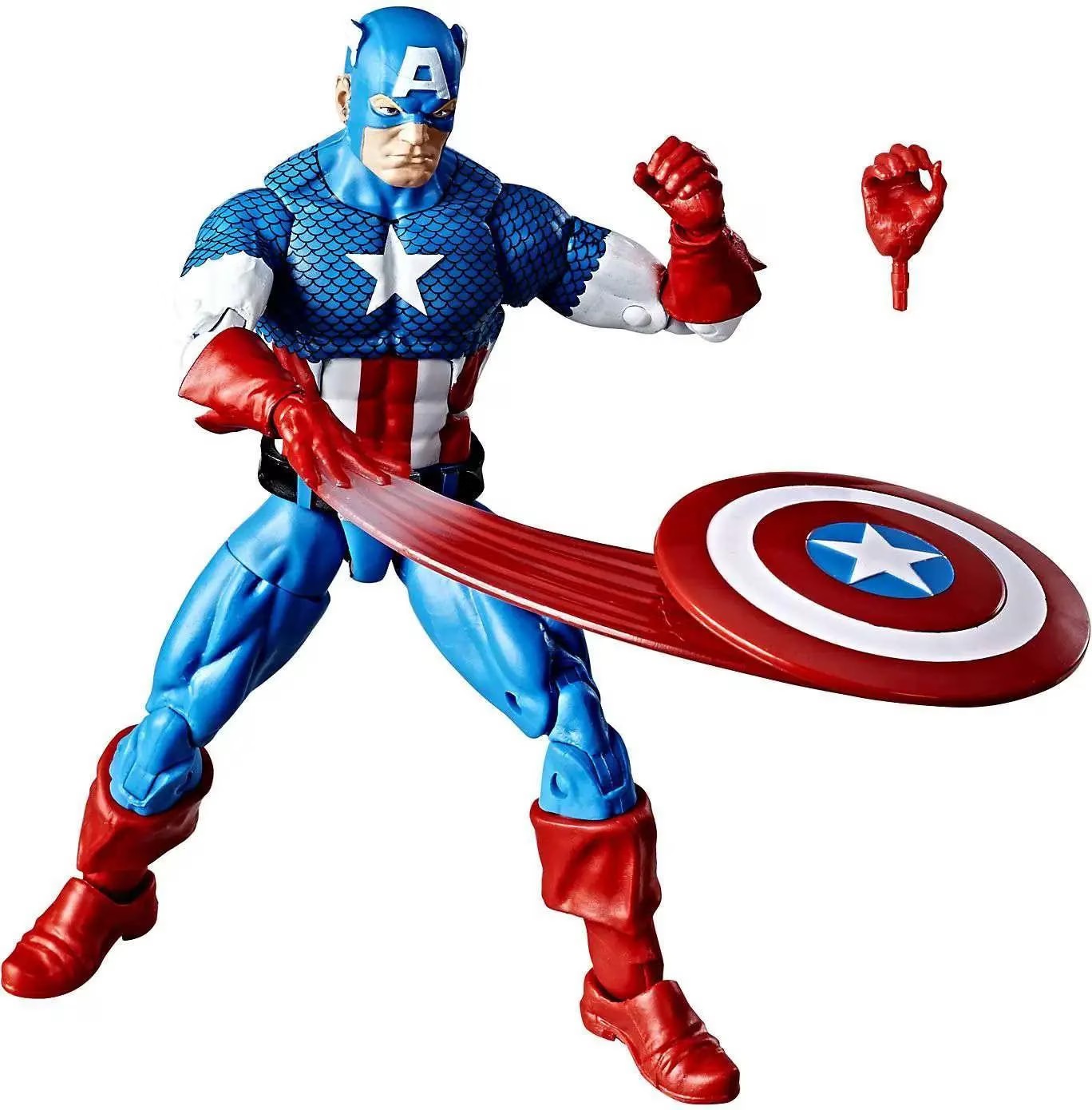 Hasbro Marvel Legends Retro Series 1 Captain America Action Figure ...