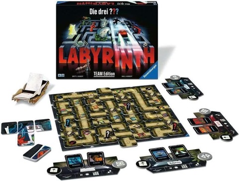 Ravensburger 22685 - Die drei ??? Labyrinth - Team Edition - Die ...