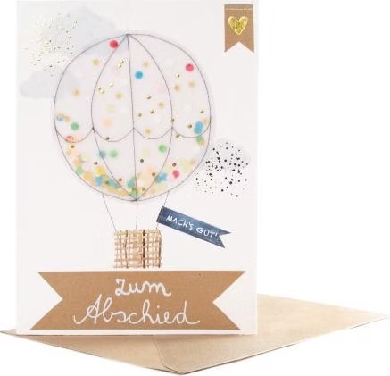 Good Old Friends Geburtstagskarte "Zum Abschied" von Good old friends ...