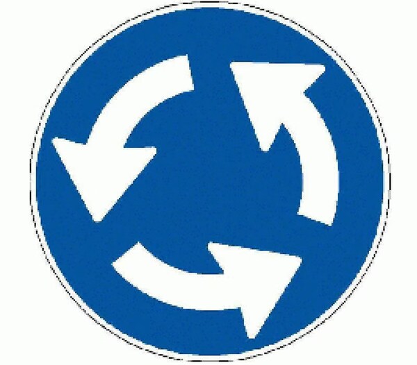 BRW Signaux Intersection à sens giratoire obligatoire 2.41.1 - Galaxus