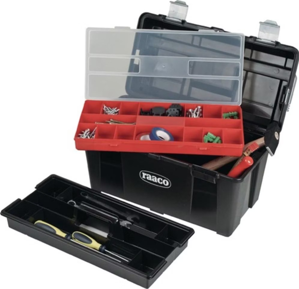 Raaco Werkzeugkoffer Toolbox 31-26 B445xT230xH235mm Einsteckfächer Polypropylen (31 Teile) - Galaxus