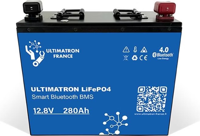 Ultimatron ULM-12V-280Ah LiFePO4 Batterie d'alimentation sous le siège ...