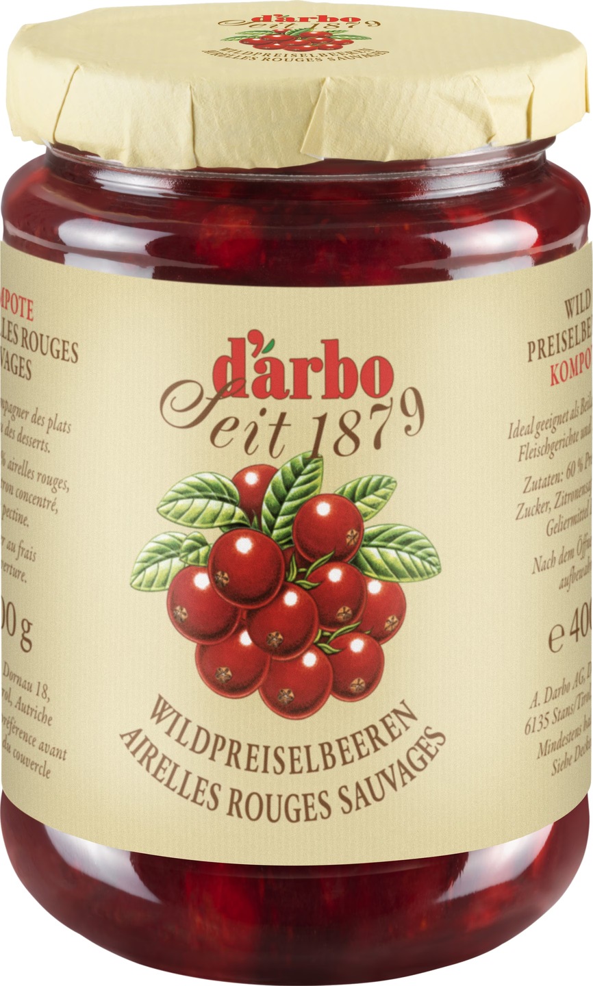 D'arbo Wildpreiselbeeren (400 g) - kaufen bei Galaxus
