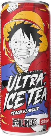 LnsTrade ONE PIECE - Ice Tea - Luffy - Canette 33 Cl (Peach, 330 x ...