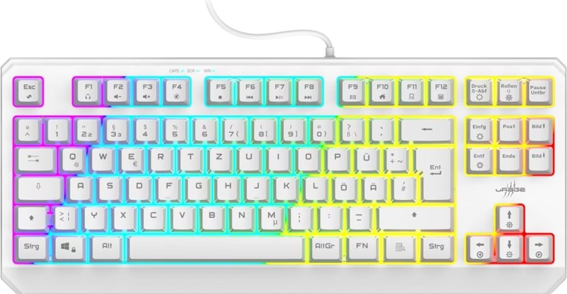Urage Gaming Keyboard Exodus 220 TKL, White (DE, Cable) - Galaxus