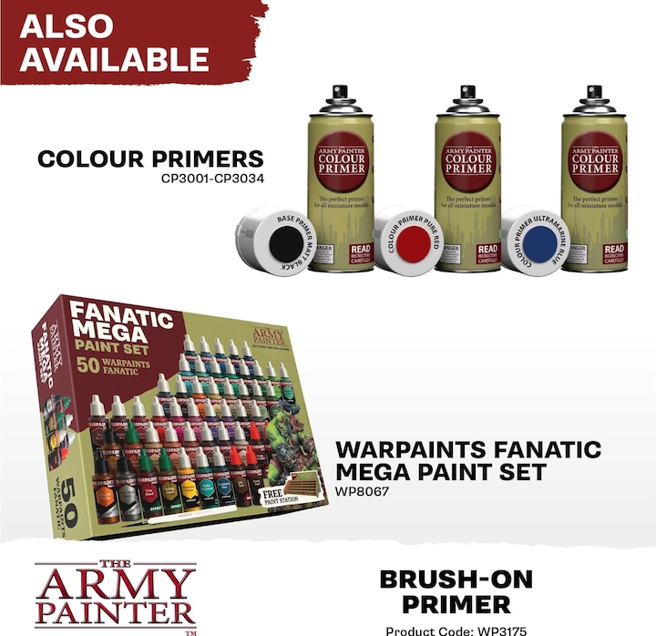 The Army Painter Primer Warpaints Fanatic Effects: Primer a pennello 18 ...