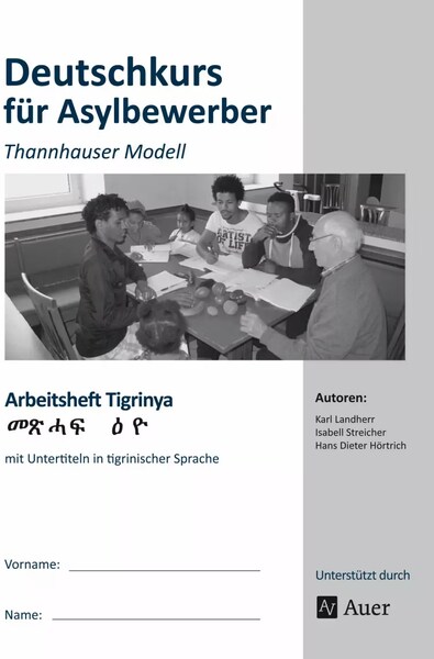 Tigrinya workbook - German course for asylum seekers (H. D. Hörtrich, I ...