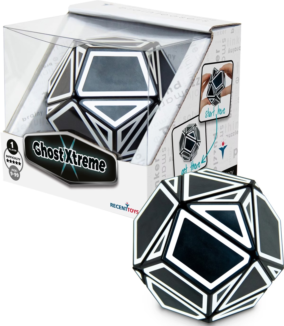 Recent Toys Ghost Cube Xtreme, d/f ab 9 Jahren, 1 Spieler, Drehpuzzle ...