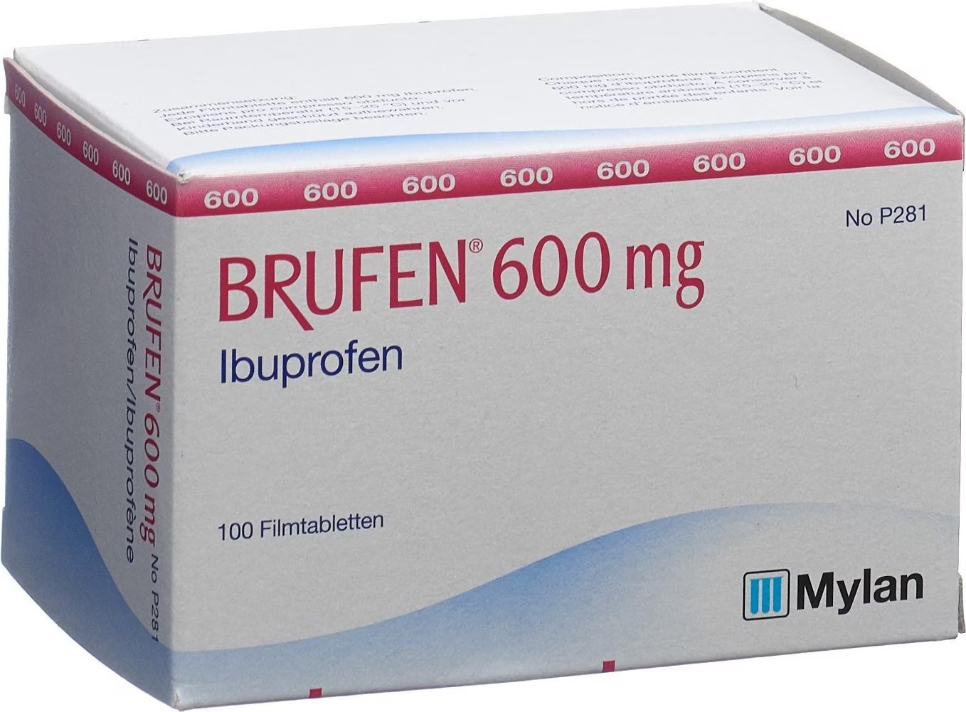 Brufen Filmtabl 600 mg 100 Stk (100 x, 122 g) - kaufen bei Galaxus