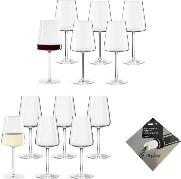 Stölzle Verres à vin + verseur à vin Power Set de verres à vin ...