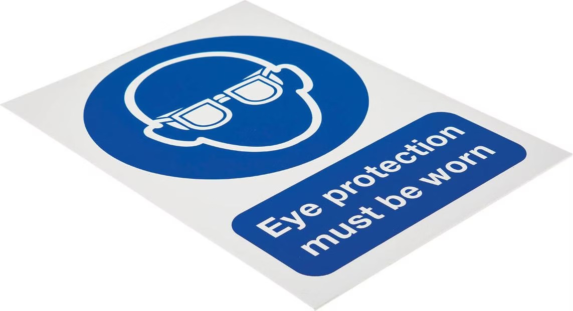Rs Pro Gebotszeichen "Eye Protection Must Be Worn" mit Piktogramm ...