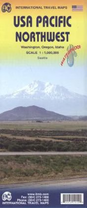 International Travel Map USA Pacific Northwest - kaufen bei Galaxus