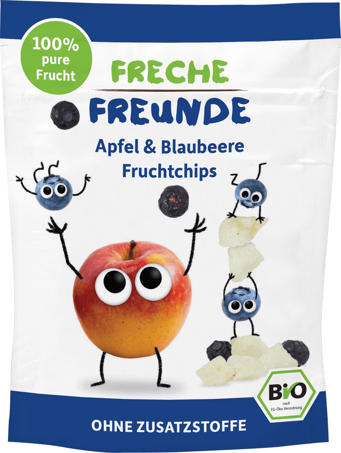 Freche Freunde Fruit Chips Apple Blueberry (16 g) - buy at Galaxus