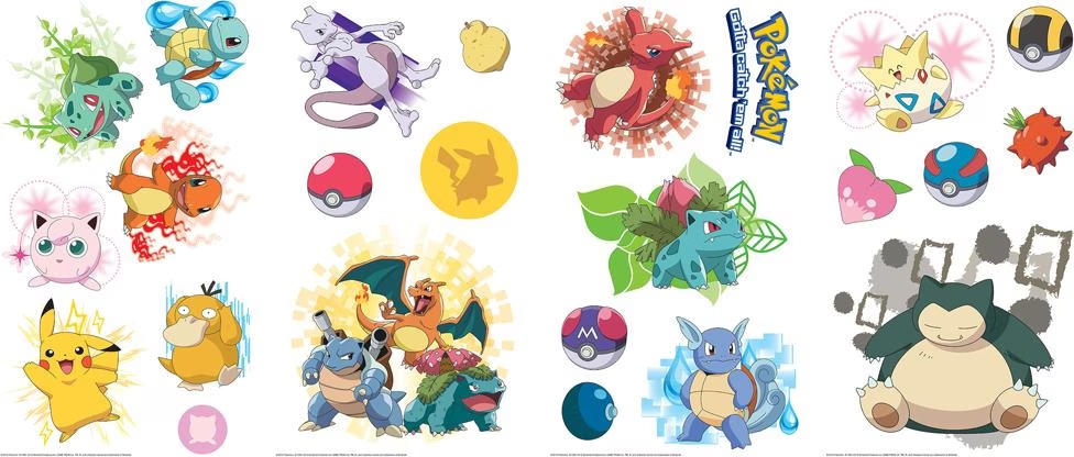 Konjac Sponge Pokemon Iconic Wallstickers - kaufen bei Galaxus