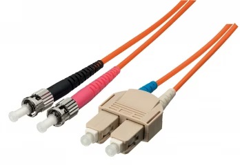equip LWL Patchkabel ST->SC Singlemode Duplex OS2 ge (CAT6, 2 m) - Galaxus
