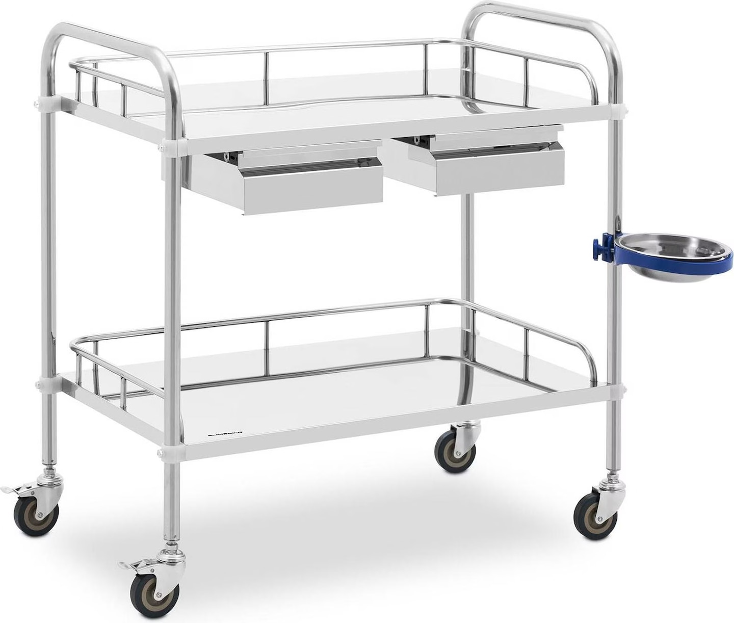 Steinberg Laborwagen Edelstahl Aufbewahrungswagen Labor Rollwagen 2 ...