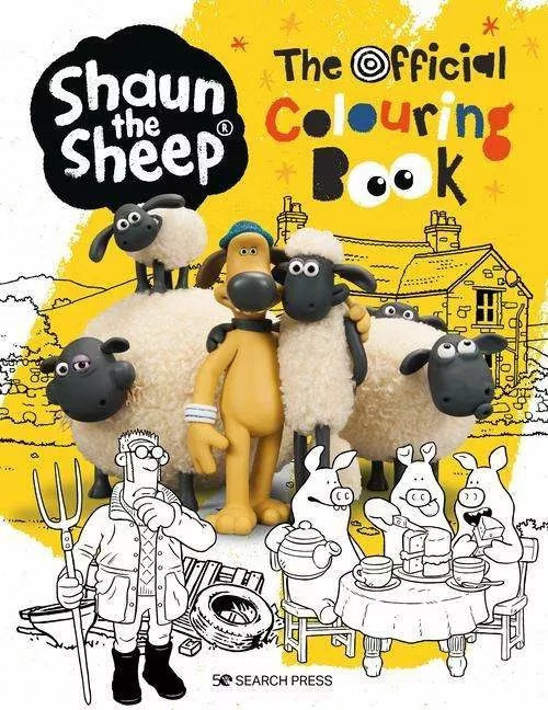 Shaun the Sheep: The Official Colouring Book (Englisch, Aardman, 2023 ...