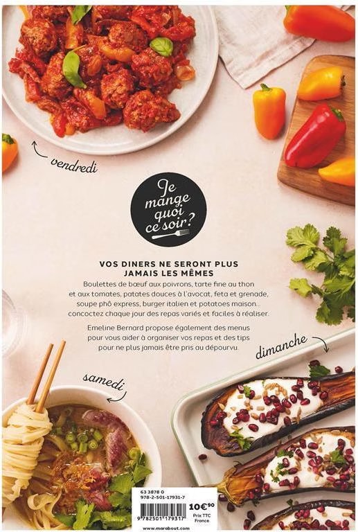 Je mange quoi ce soir ? (Français, Bernard Emeline, 2023) - Galaxus