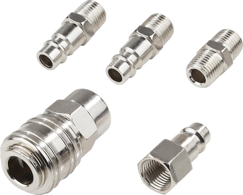 Westfalia Druckluft-Schnellkupplungs-Adapter Set (Schlauchkupplung, 6. ...