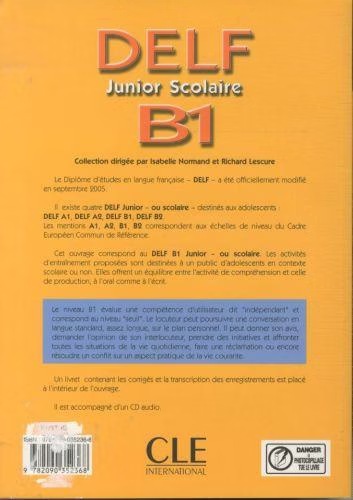 DELF junior scolaire B1 : 200 activités : nouveau diplôme - Nouveau ...
