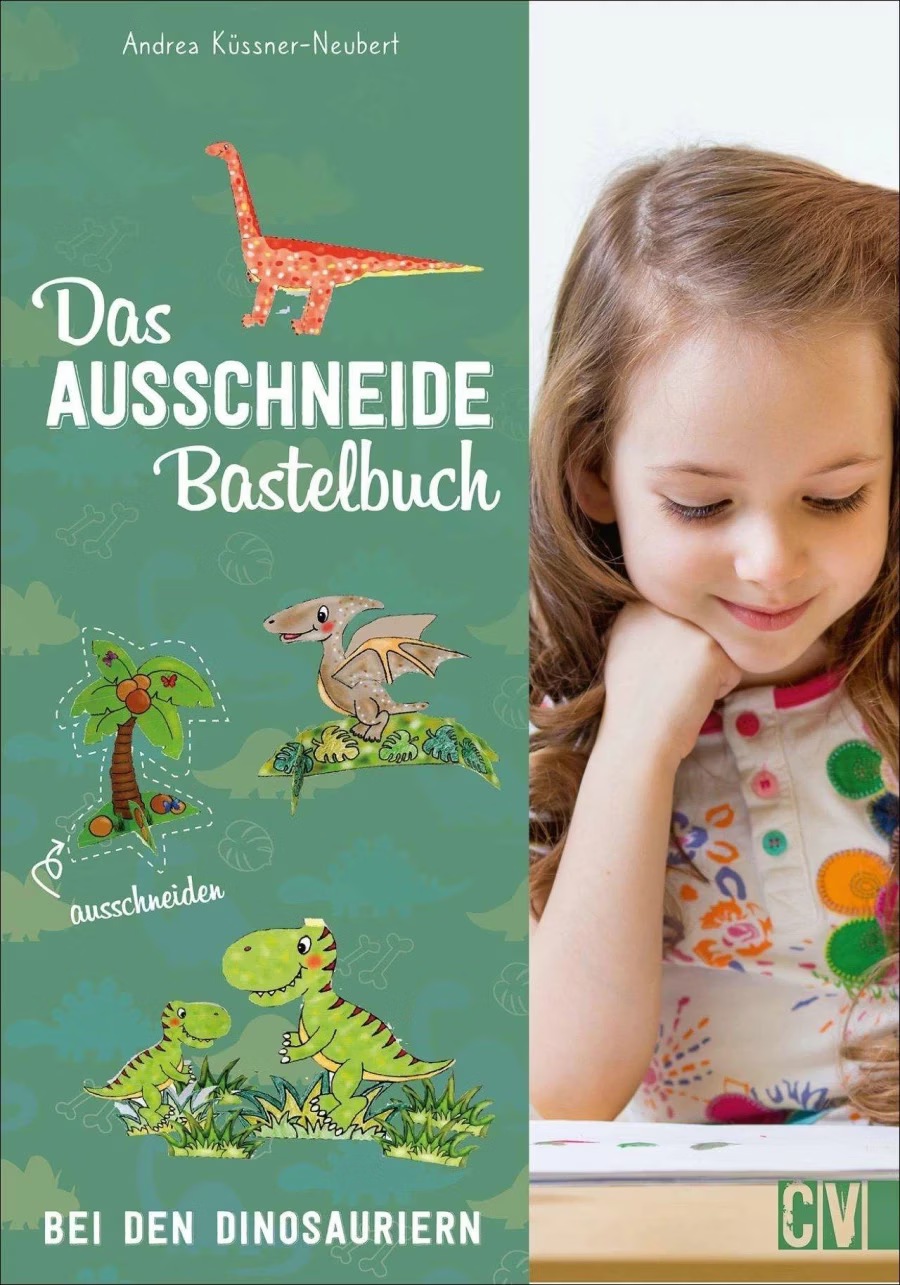 Das Ausschneide-Bastelbuch: Bei den Dinosauriern (Deutsch, Andrea ...