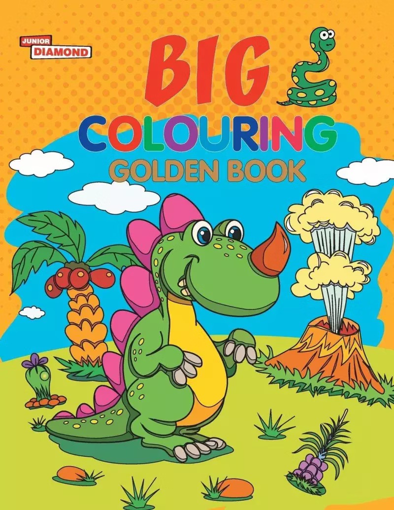 Big Colouring Golden Book for 5 to 9 years Old Kids| Fun Activity and ...