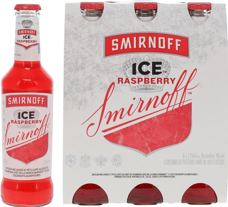 Smirnoff Ice Raspberry 6 pack (6 x 27.5 cl) - buy at Galaxus