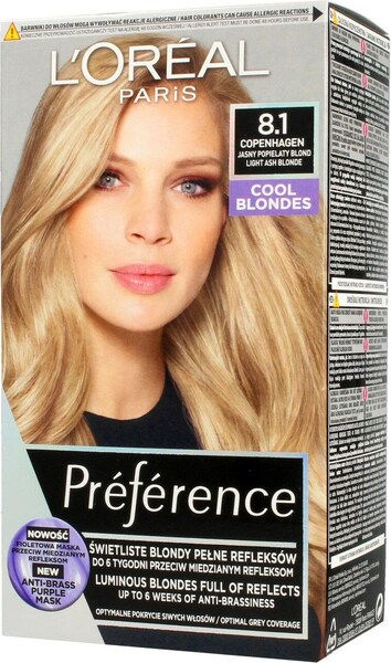 L'Oréal Paris L'Oréal - Recital Preference Hair Dye 8.1 Wbis Copenhague ...